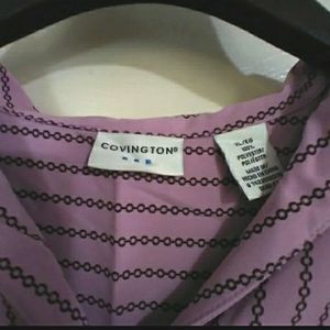 Covington | Tops | Flutter 34 Sleeve Blouse | Poshmark